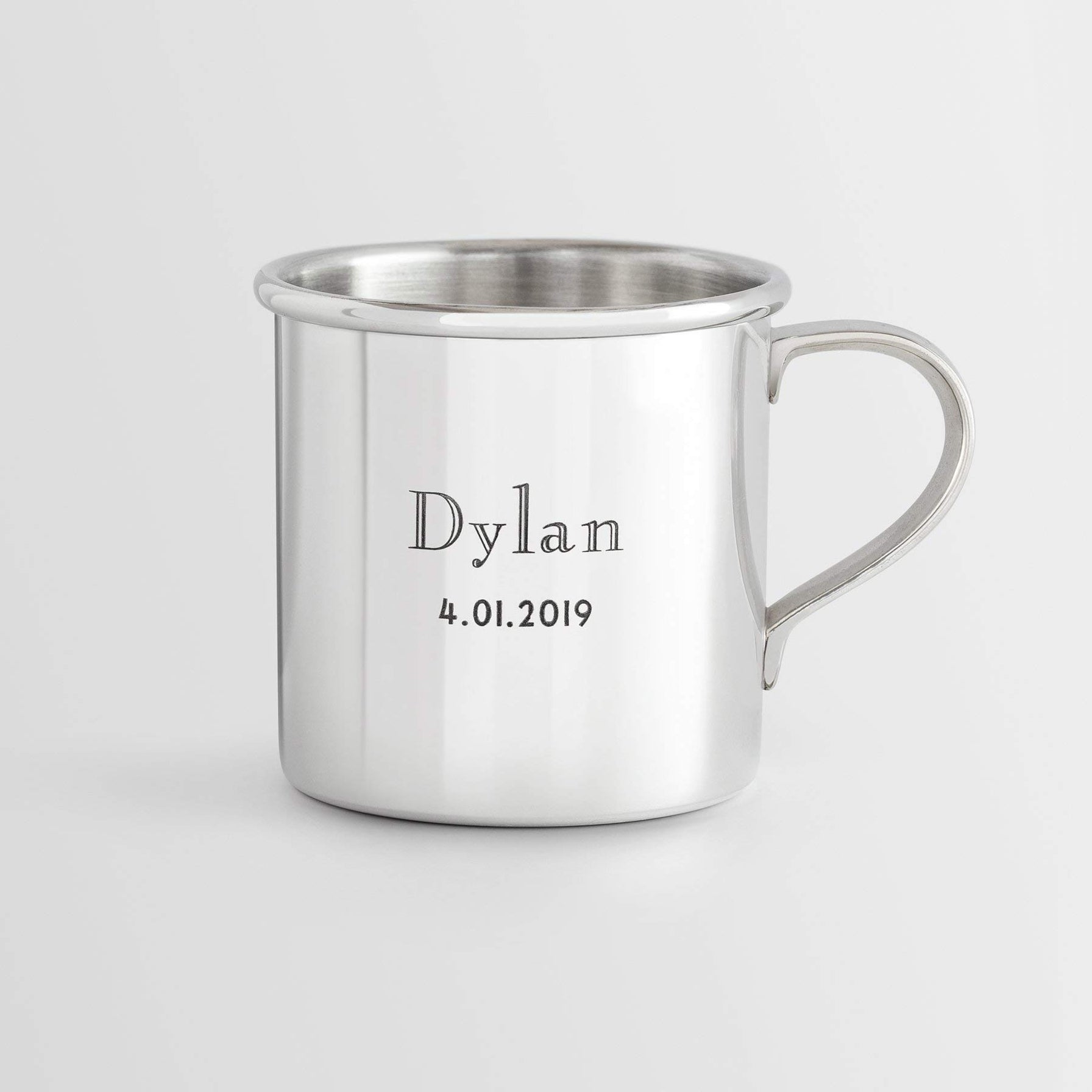 Modern Engraved Baby Cup | Personalized Keepsakes for Babies & Kids ...