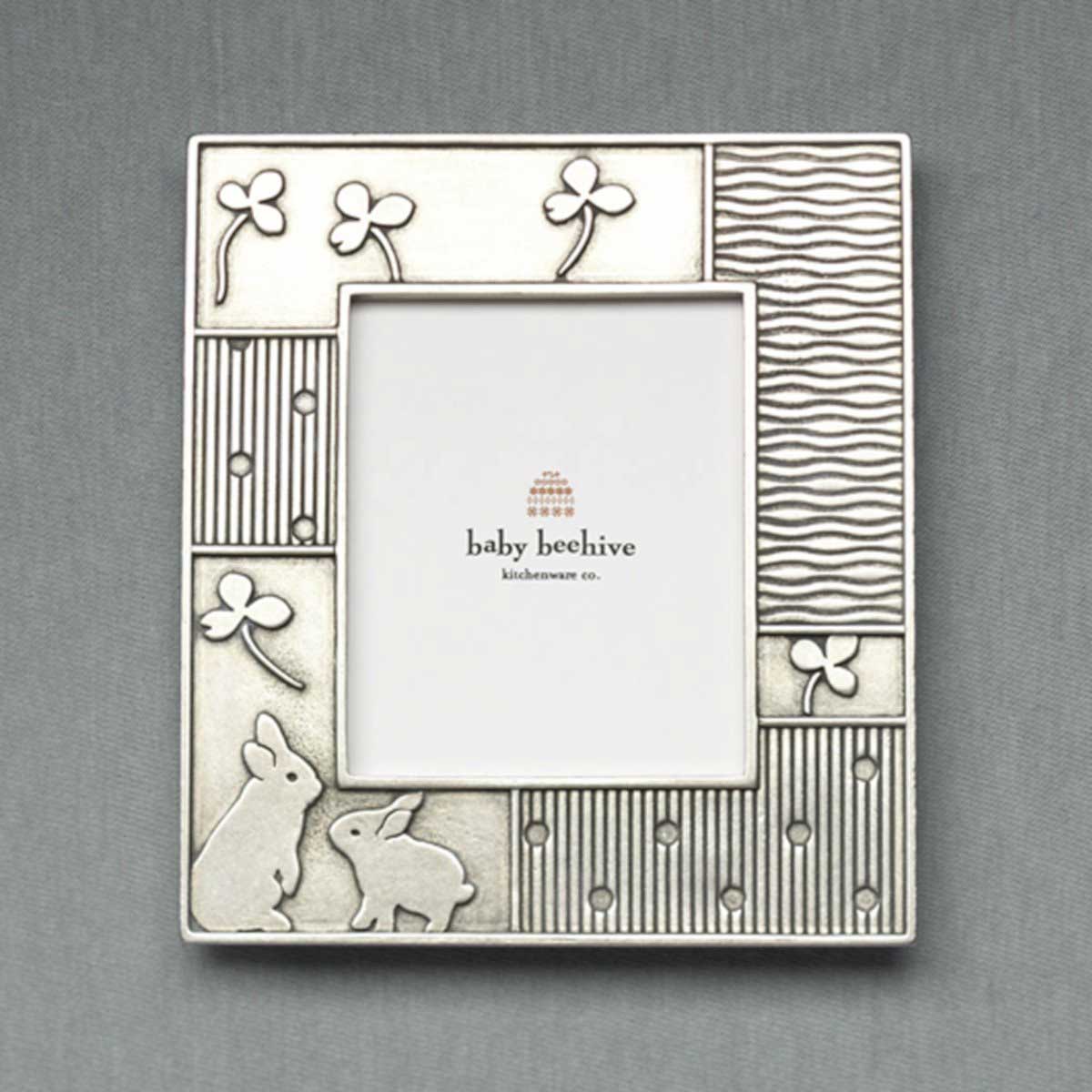 Rabbit Baby Picture Frame | Handmade Baby Keepsakes - Made in USA